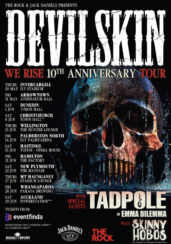 Devilskin – We Rise 10th Anniversary Tour – Flash-trax